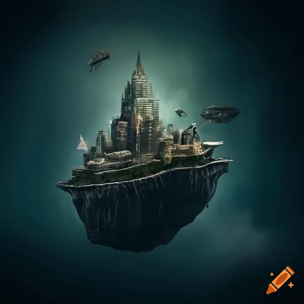 Epic Huge Floating Steampunk City Timelapse Minecraft