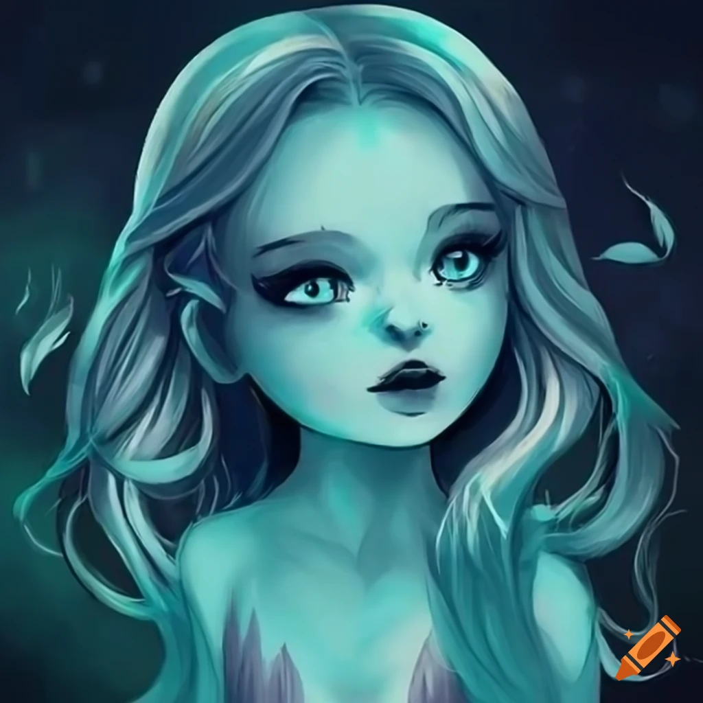 Cute banshee illustration on Craiyon