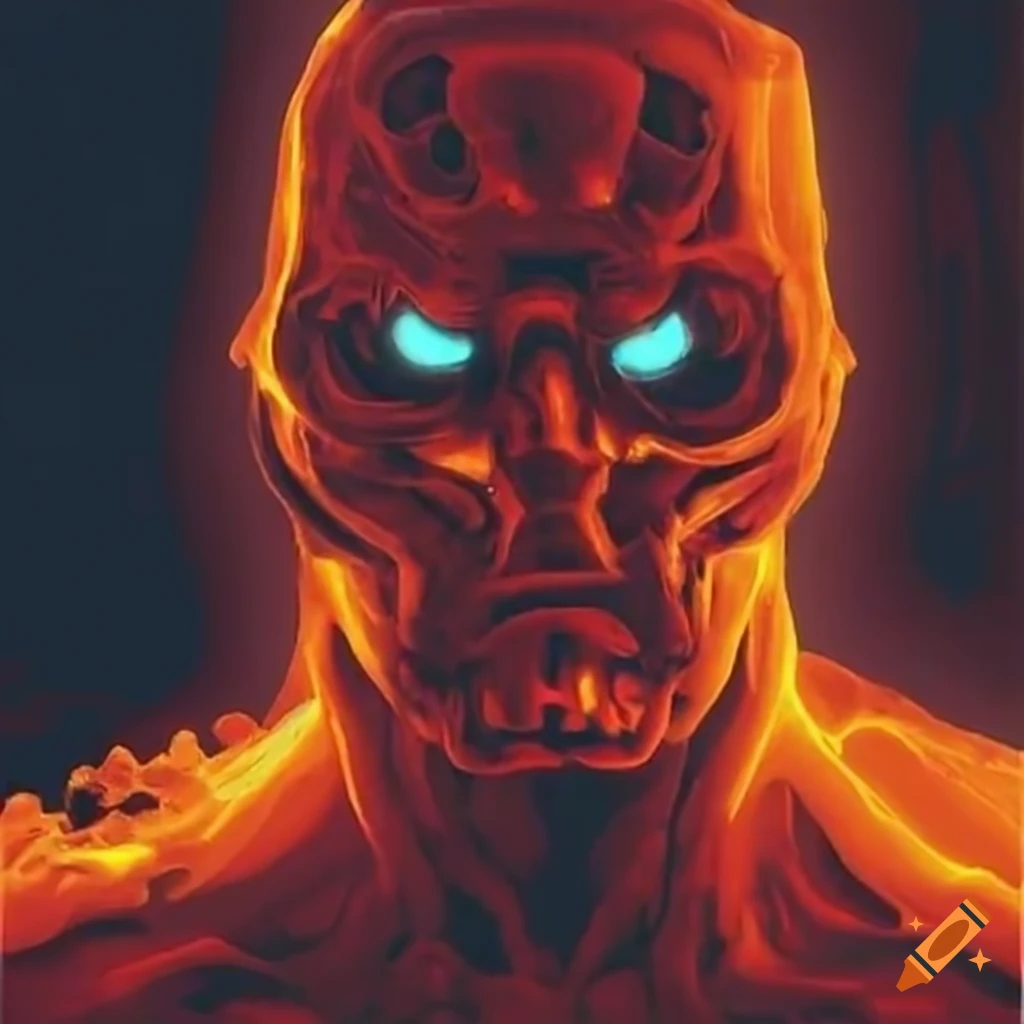 Thermal vision art of sauron on Craiyon