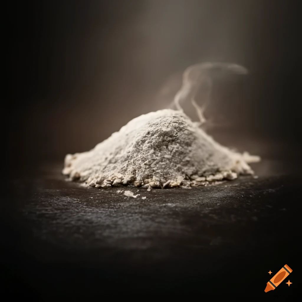 Close-up of flour