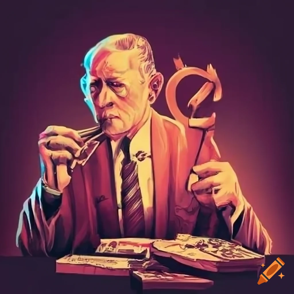 Illustration representing capitalism on Craiyon