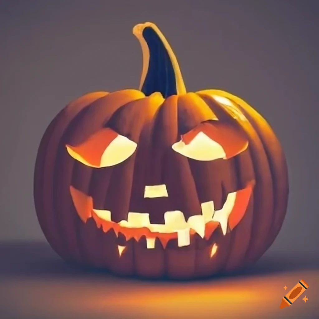 Halloween pumpkin design on Craiyon