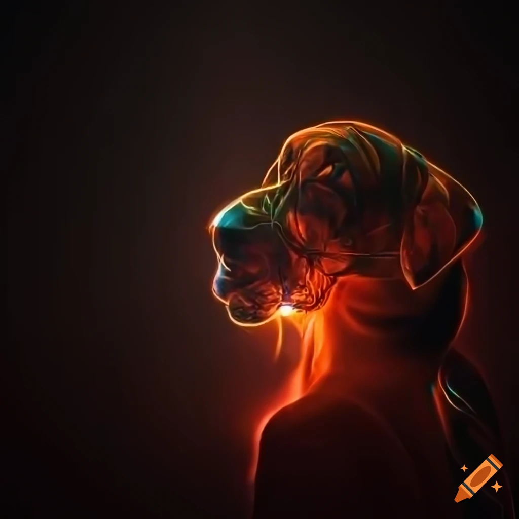 Hyperrealistic portrayal of fourth dimensional entities