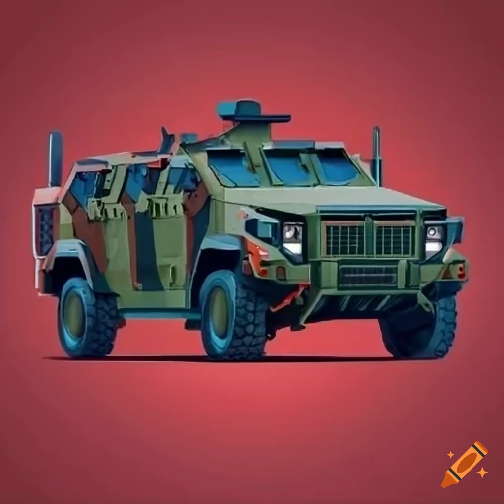 Swat van with armored police on Craiyon