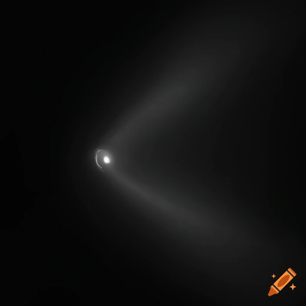 Black and white photo illustrating photon material interaction on Craiyon