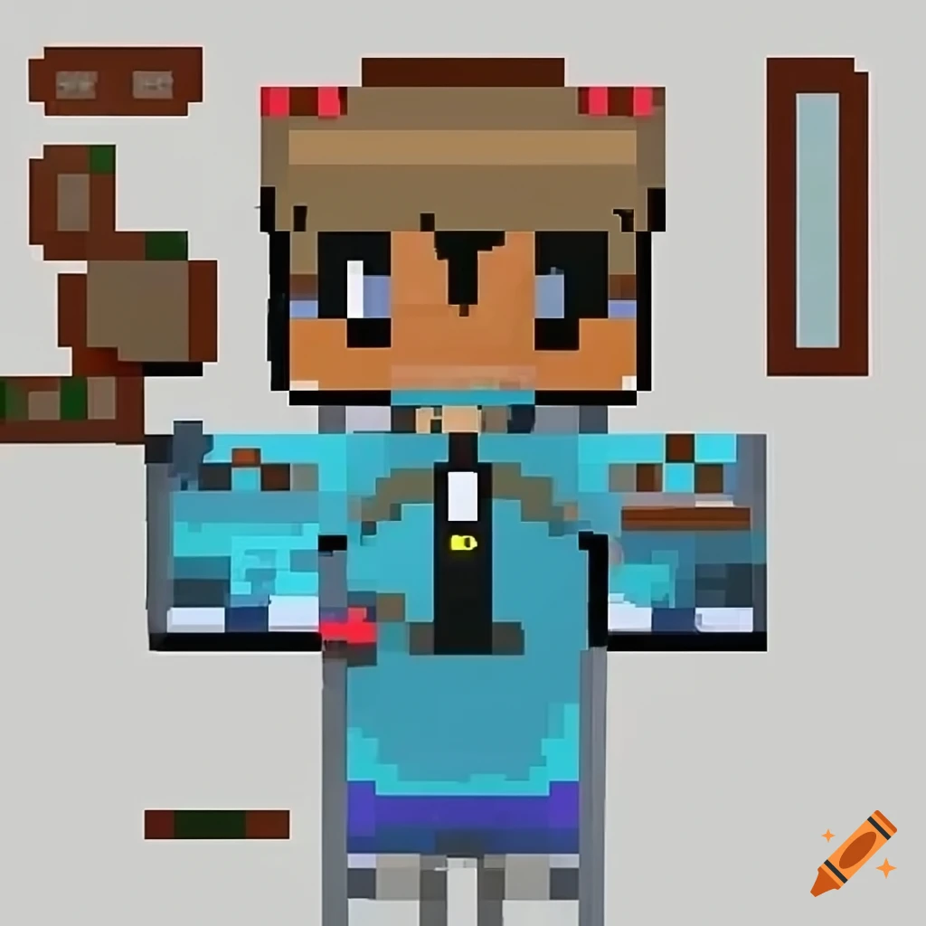 Character inspired by quavo in minecraft style on Craiyon