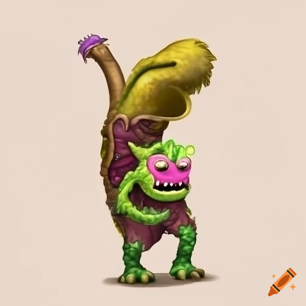 Tuba monster from My Singing Monsters on Craiyon