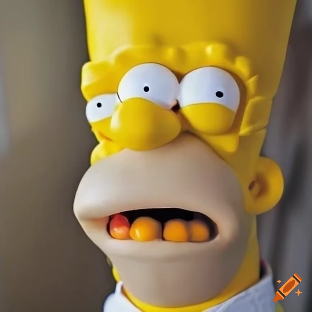 Homer Simpson Cosplay On Craiyon