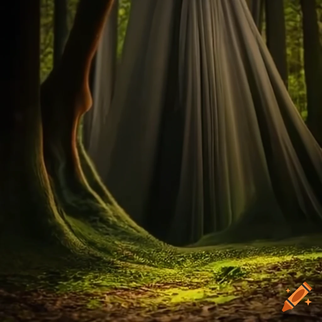 Tree and monster on Craiyon