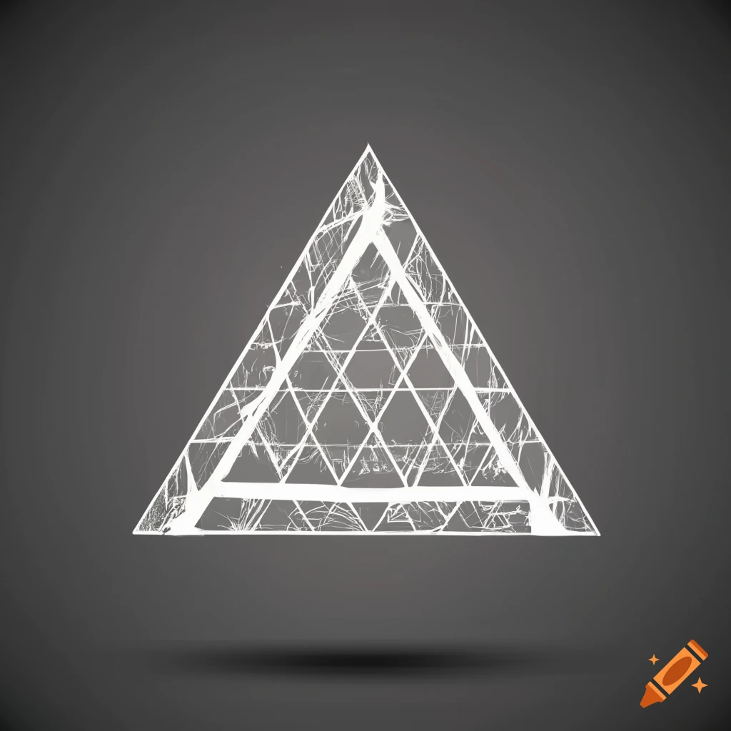 Vector illustration of a triangle on Craiyon