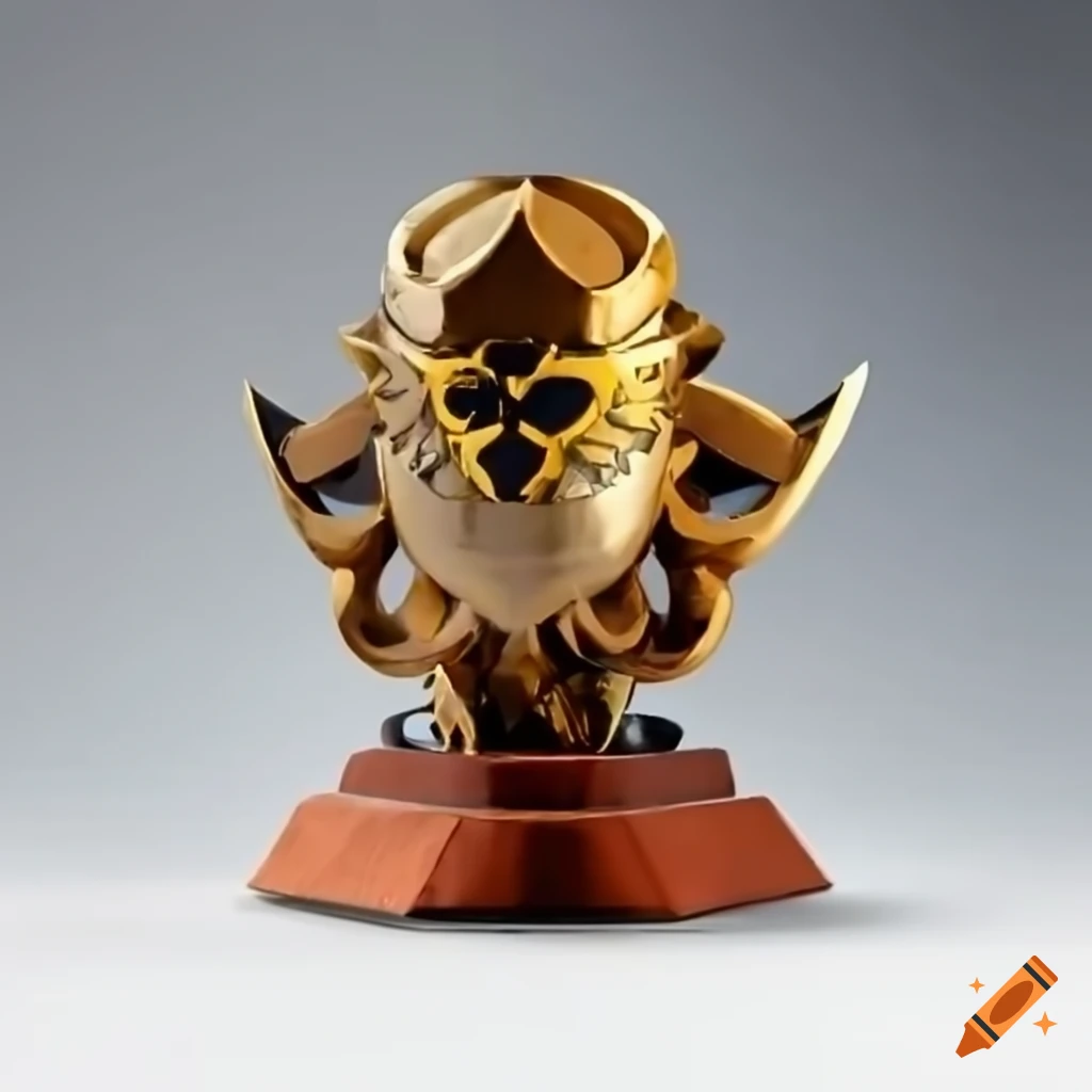 Desktop trophy inspired by zelda game