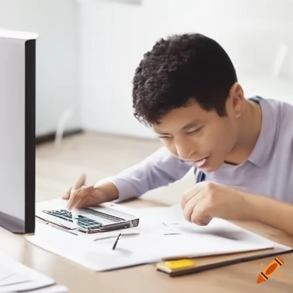 Conceptual image of a task being completed effortlessly on Craiyon