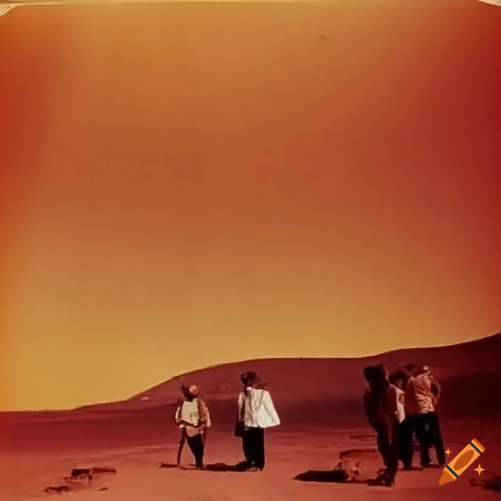 Vintage national geographic cover featuring visitors from mars