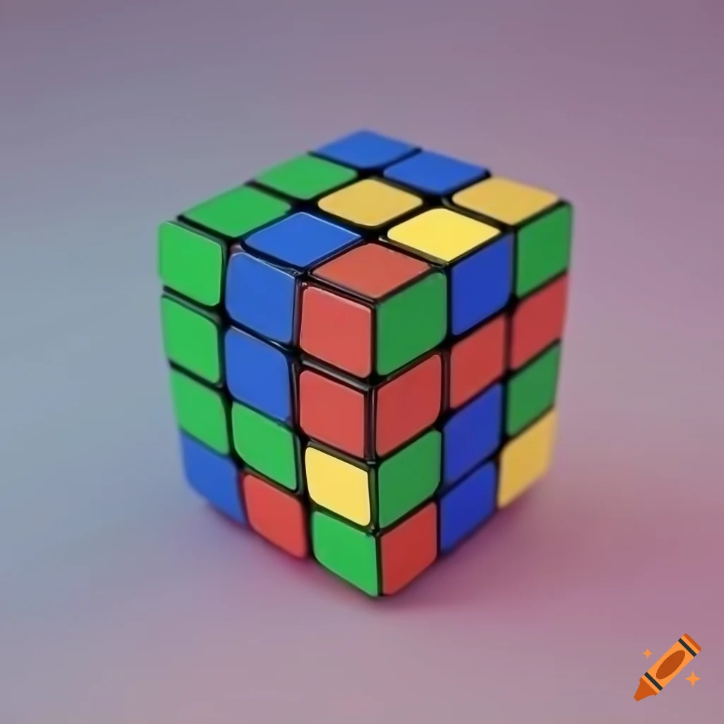 Rubik's cube in desert sandstorm with nuclear explosion backdrop on Craiyon