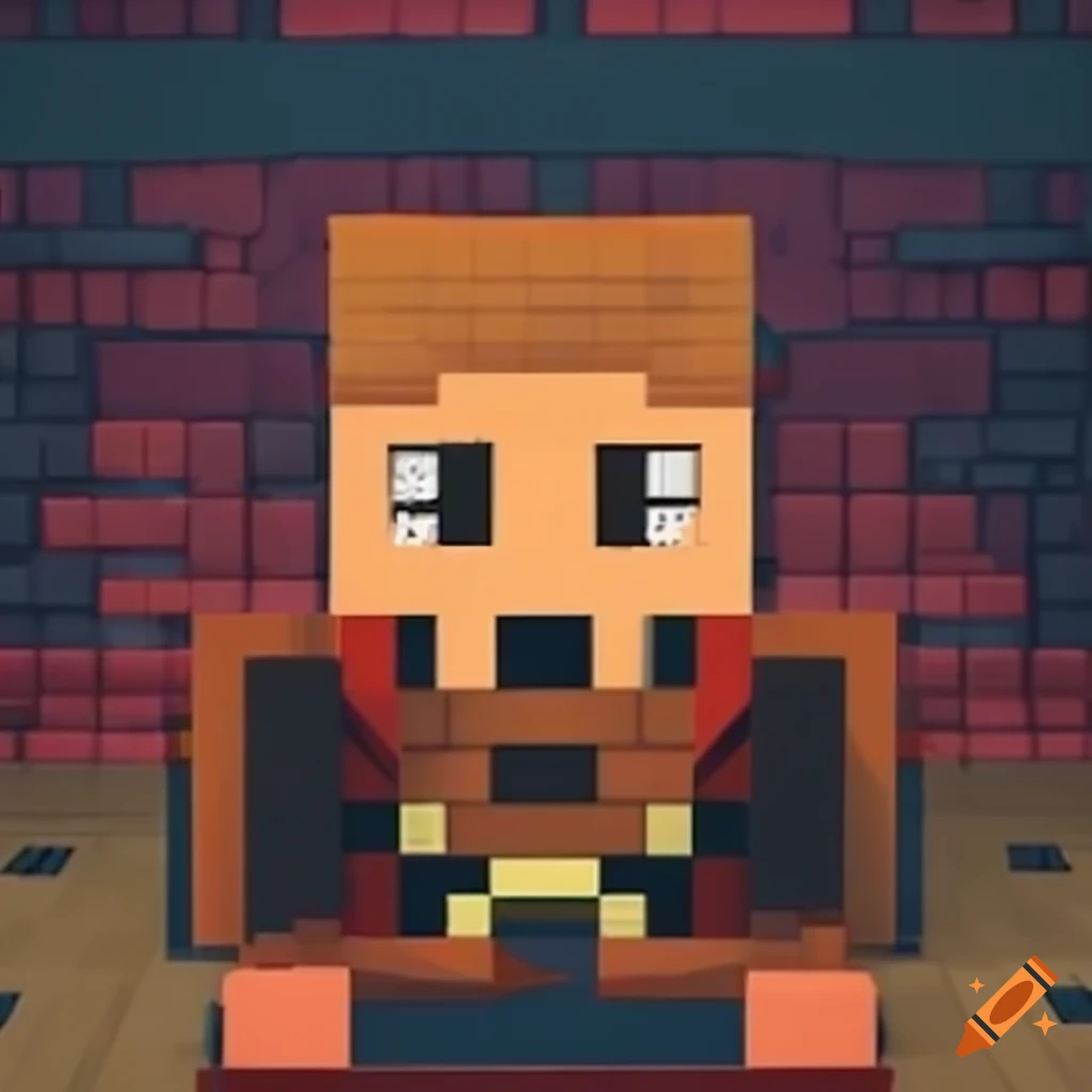 Mojang studios logo on Craiyon