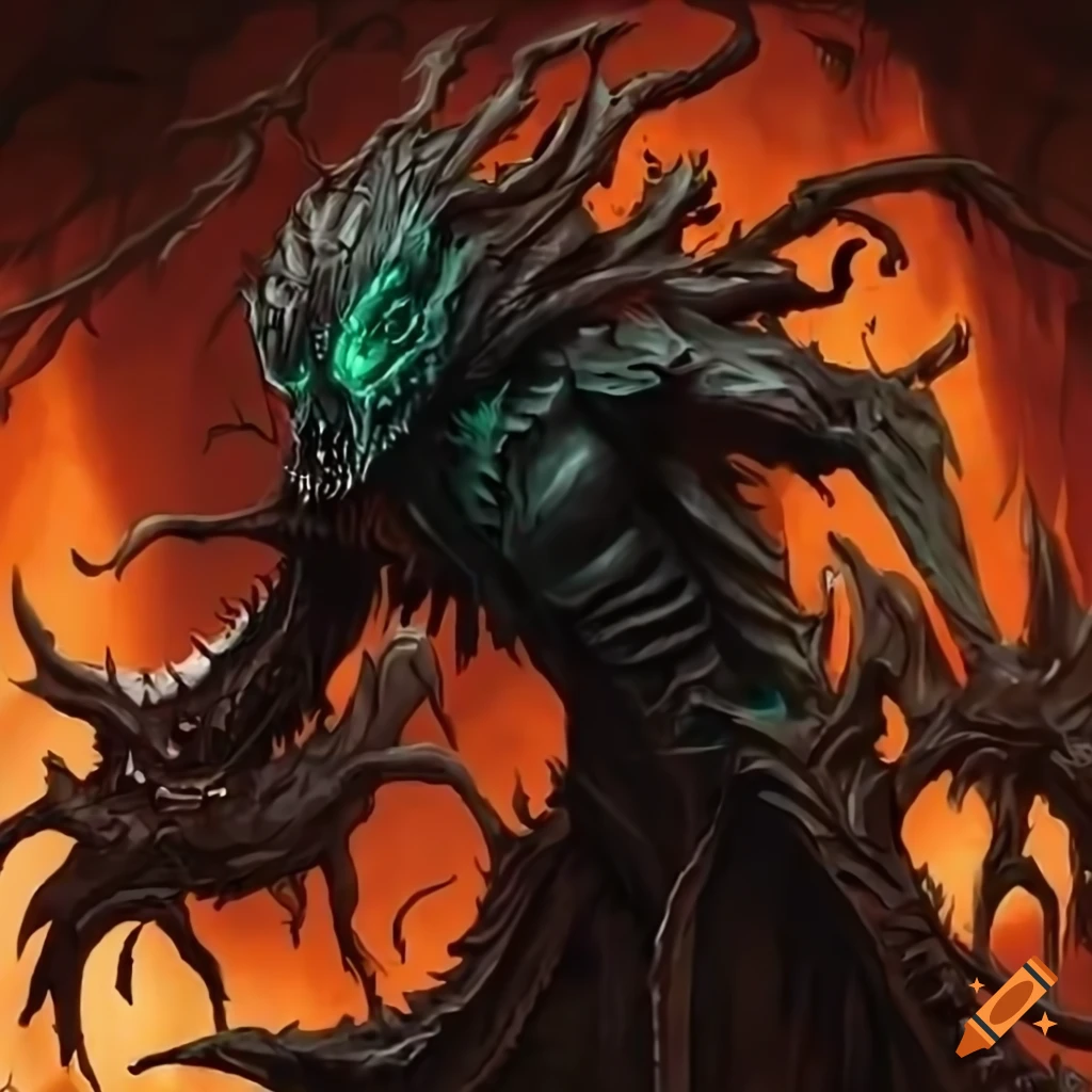 Powerful eldritch entity on Craiyon