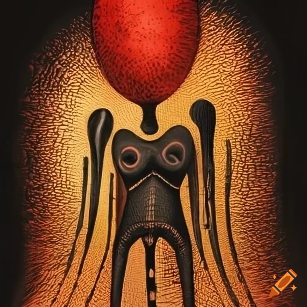 Abstract artwork inspired by african tribal culture on Craiyon