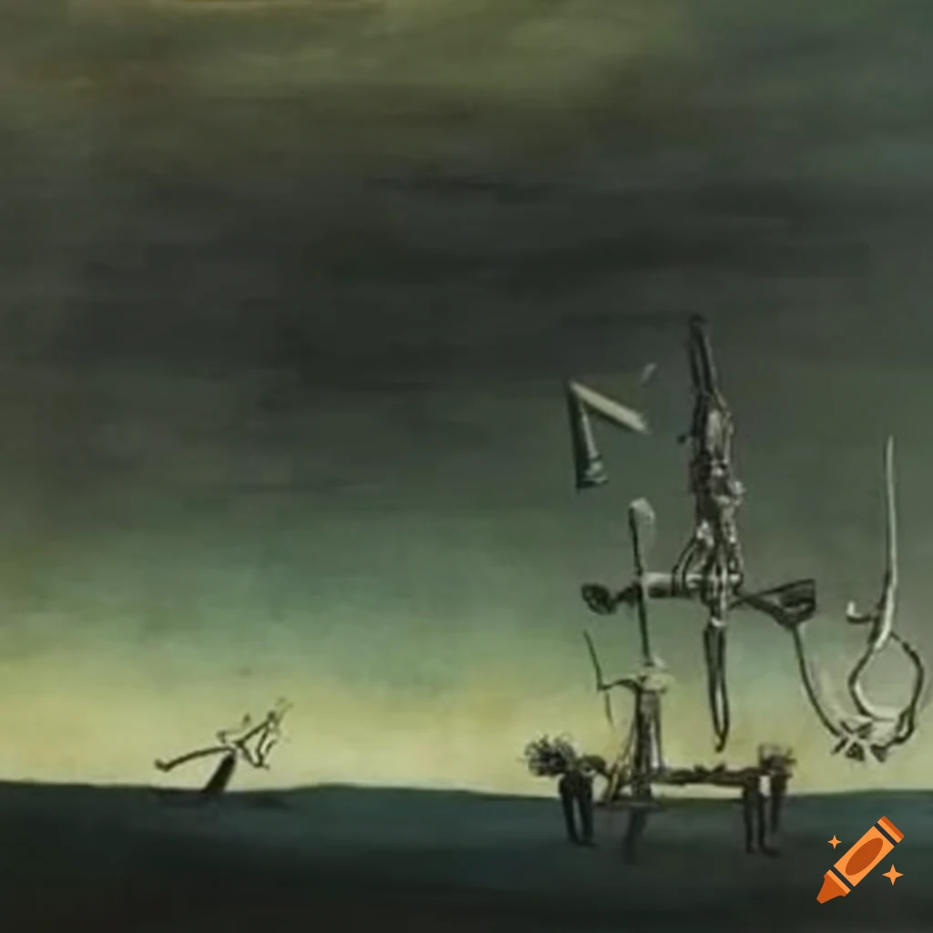 Surreal composition by Yves Tanguy, Wifredo Lam, and Arthur Rackham on ...