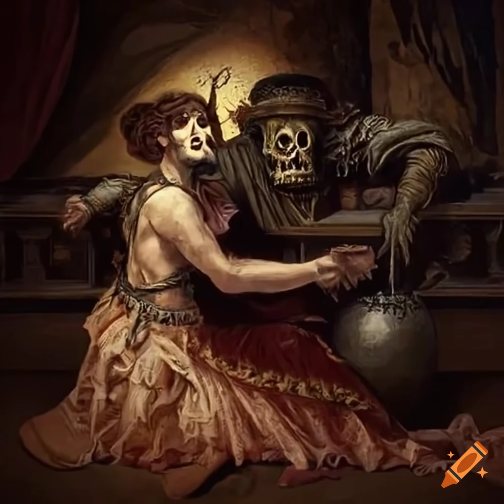 Vampire hunting healing the biosphere on Craiyon