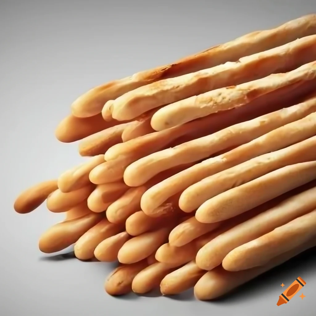 Crispy breadsticks on Craiyon