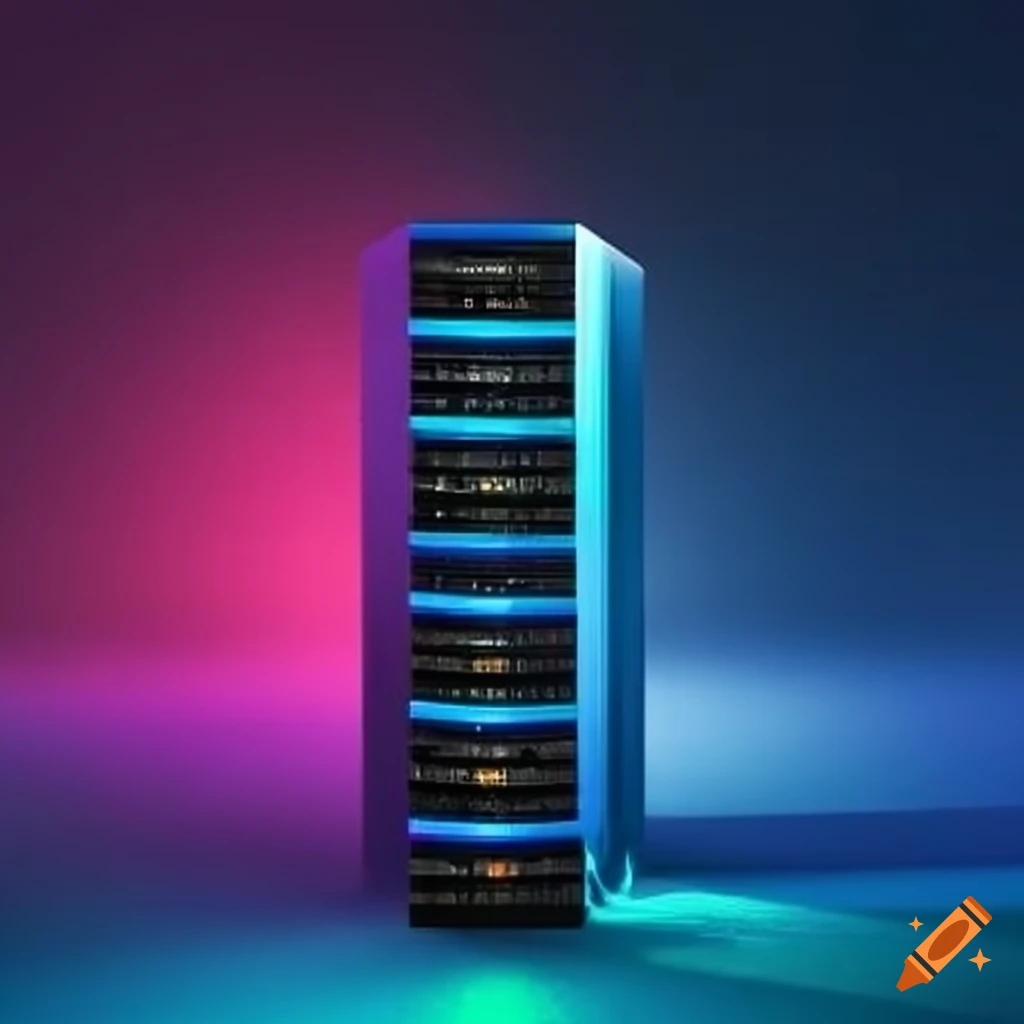 Illustration of server-side information on Craiyon