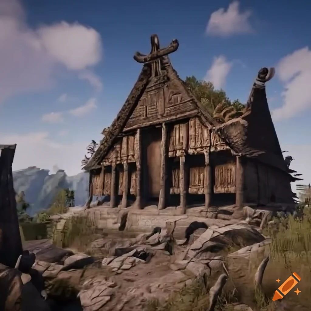 UNESCO world heritage etruscan-viking-hittite wooden Temple in etruscan ...