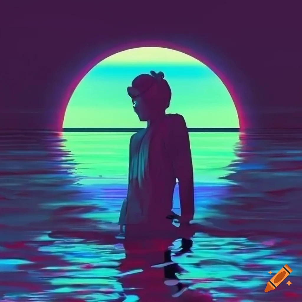 Vaporwave aesthetic wallpaper