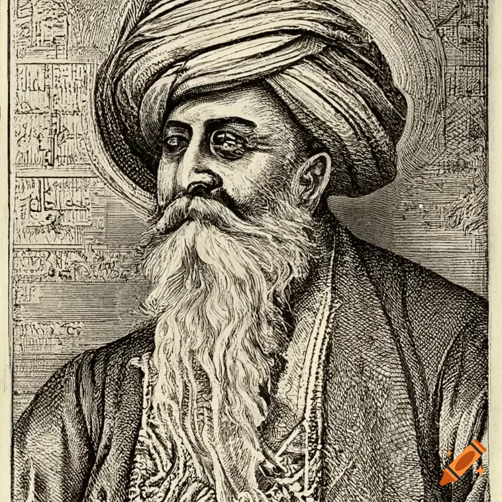 Old engraving of european shamsuddin ilyas shah 1600s on Craiyon