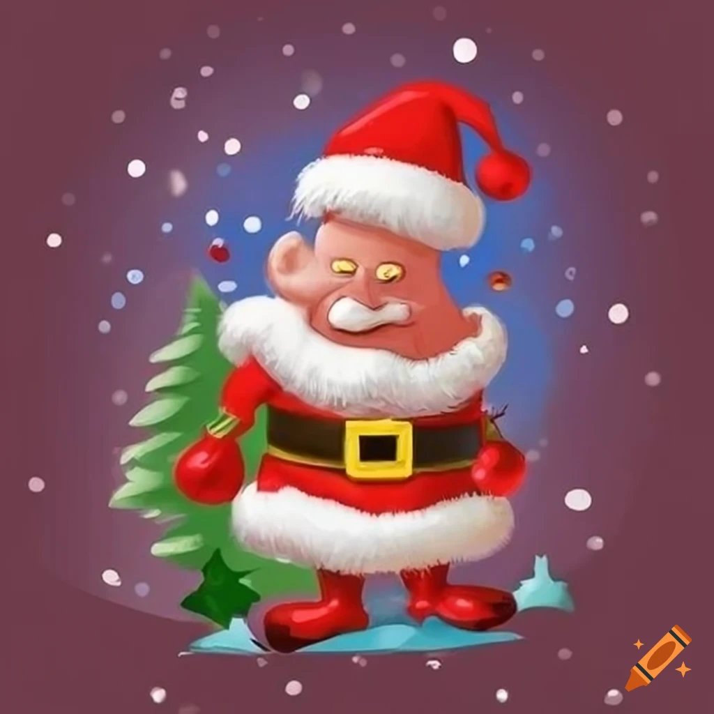 Iconic christmas cartoon artwork on Craiyon