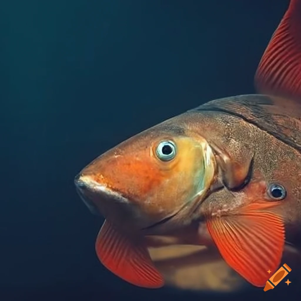Image of a fish escaping from a net on Craiyon