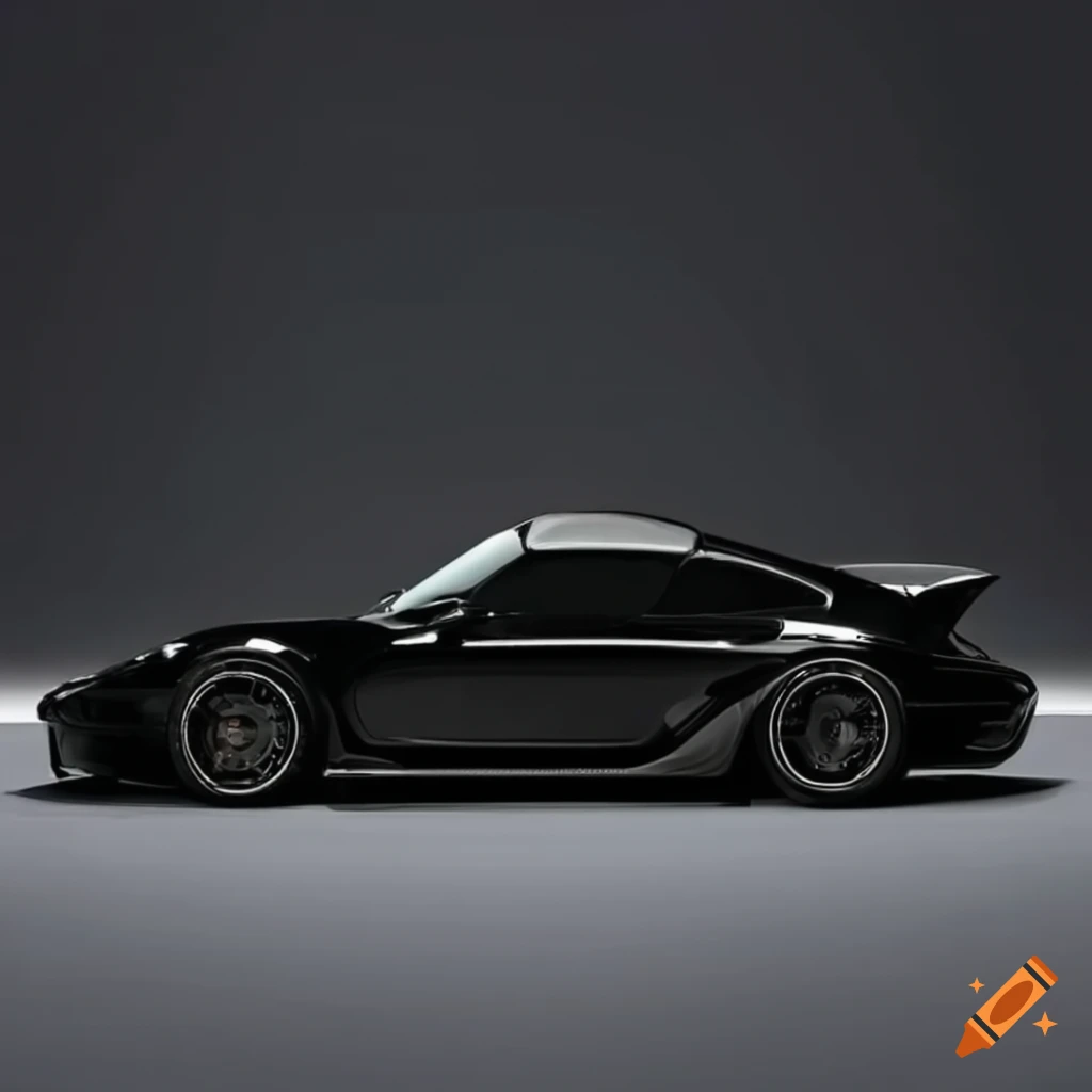 Black 2027 ruf bosozoku speedtail car design on Craiyon