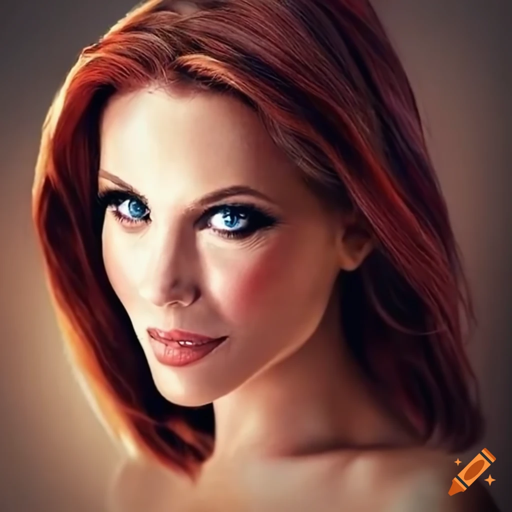 Darya folsom, the news anchor of kron4 on Craiyon