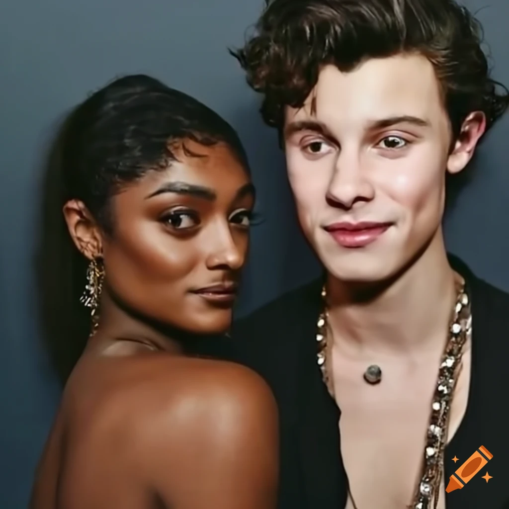 Shawn mendes and simone ashley backstage