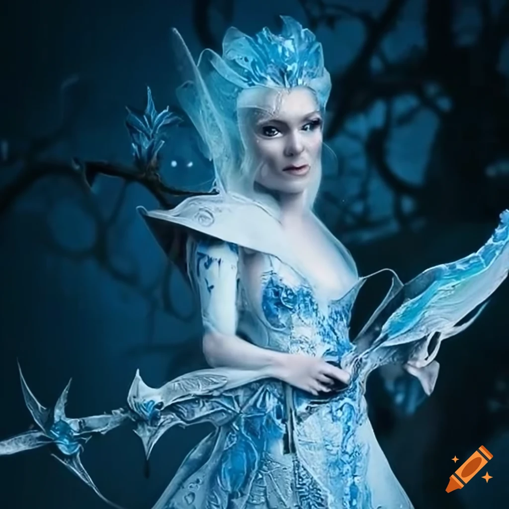 Fairy frost knight in armor