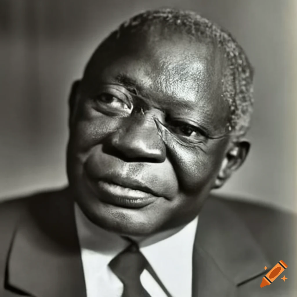 Portrait of milton margai, the first prime minister of sierra leone on ...