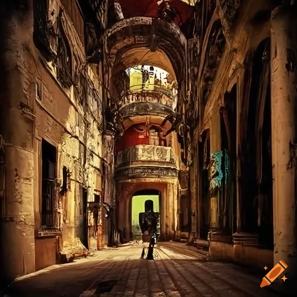Steampunk-inspired places in old havana on Craiyon