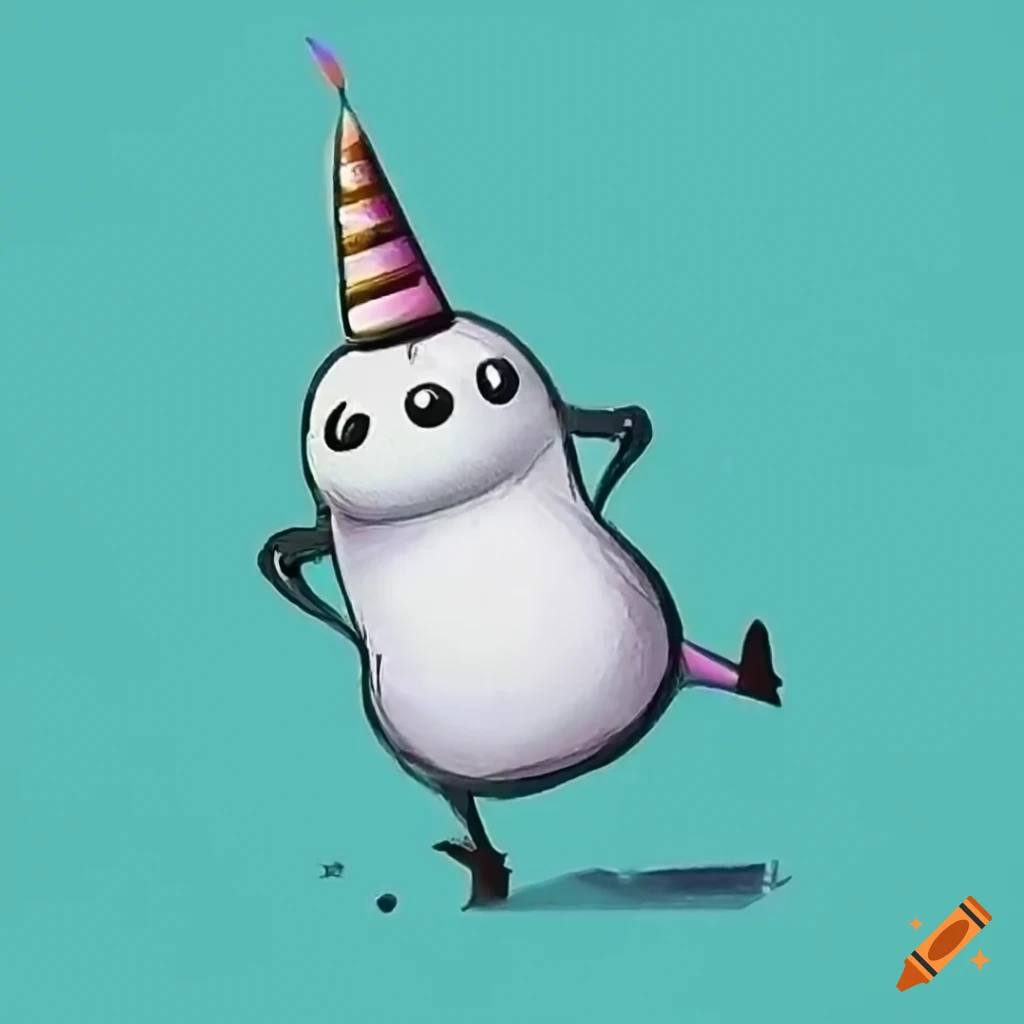 Birthday invitation card with funny meme on Craiyon