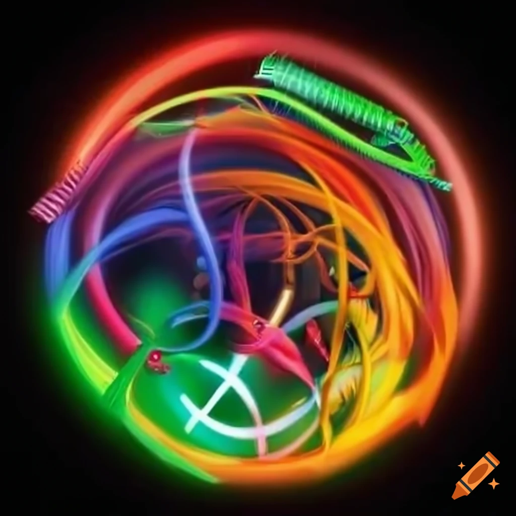 Image depicting interconnected gaming communities on Craiyon