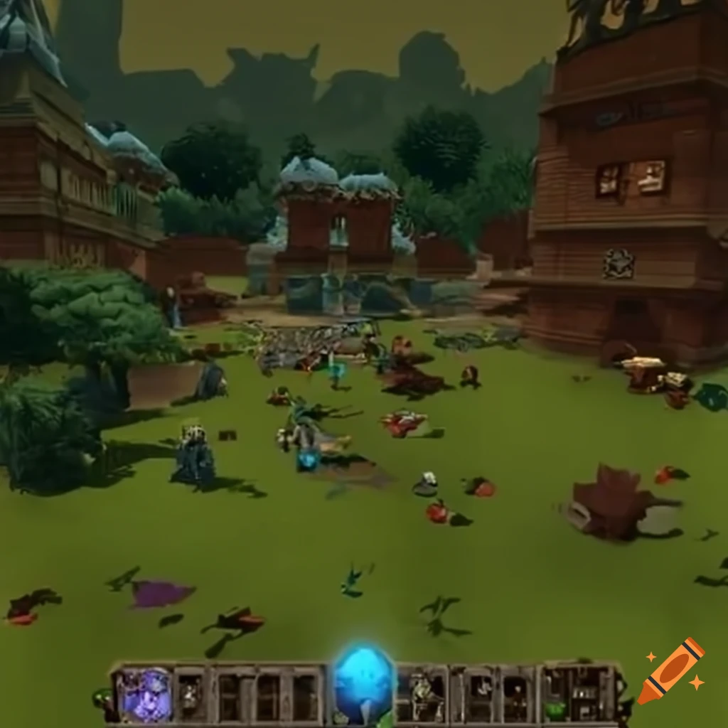 Screenshot of invadedlands-inspired server on Craiyon