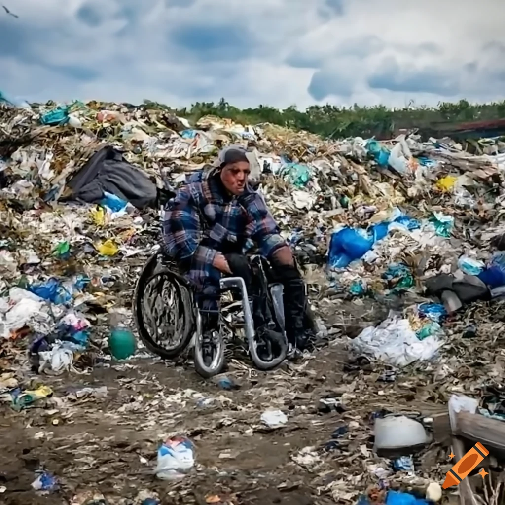 Image depicting the struggles of homelessness and environmental neglect ...