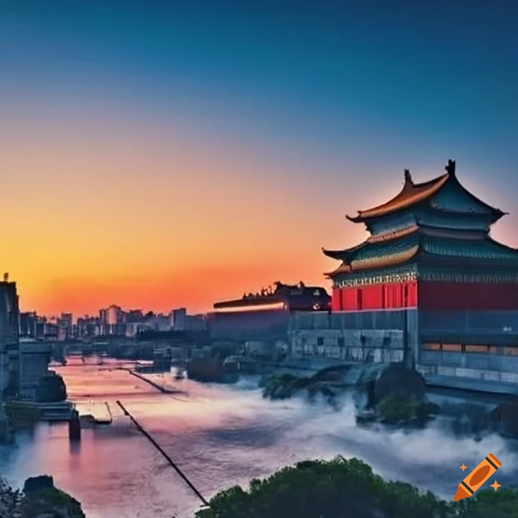 Historic announcement of beijing as japan's capital on Craiyon