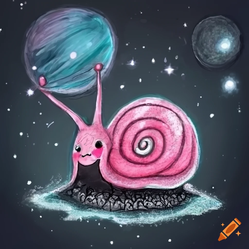 Image of space-themed clams on Craiyon
