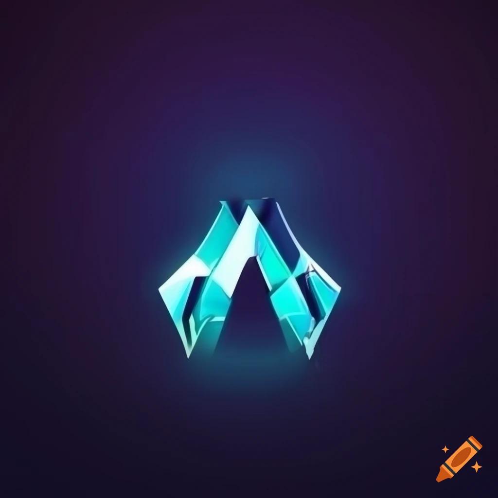 Futuristic logo design on Craiyon