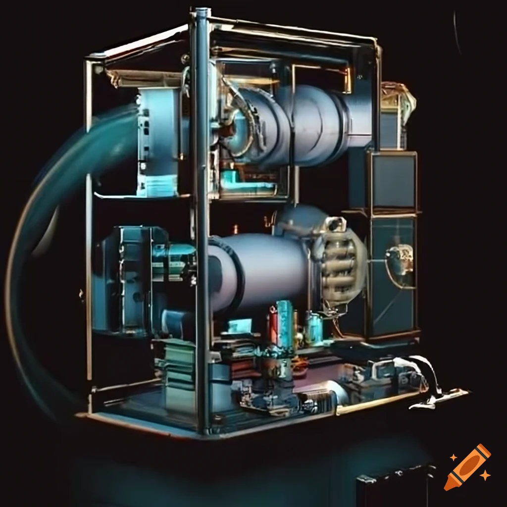 Diagram of an ecr-mpcvd system on Craiyon