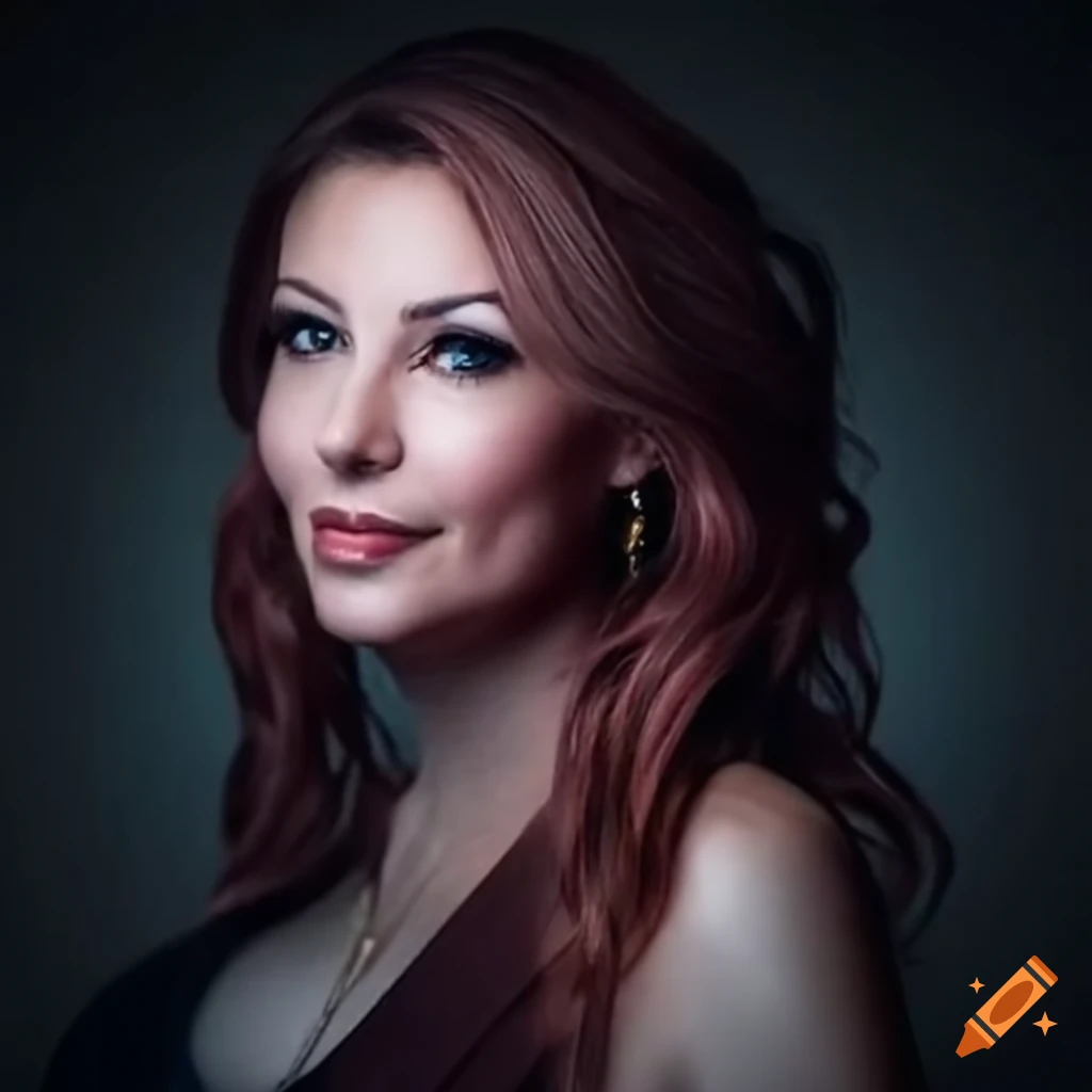 Portrait of darya folsom on Craiyon