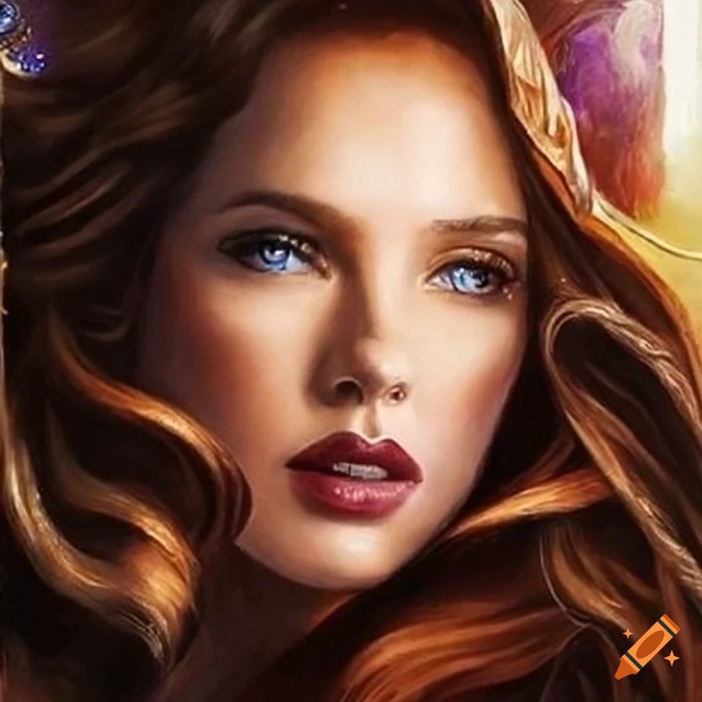 Magical portrait artwork on Craiyon