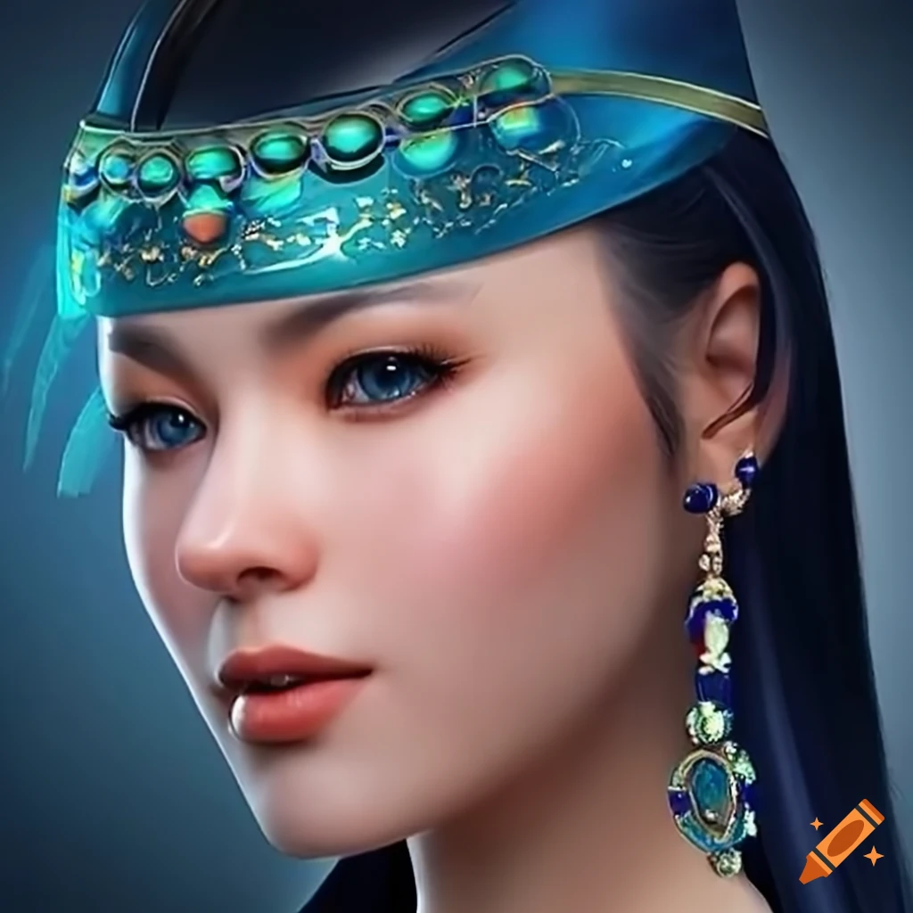 Hyperrealistic portrait art on Craiyon