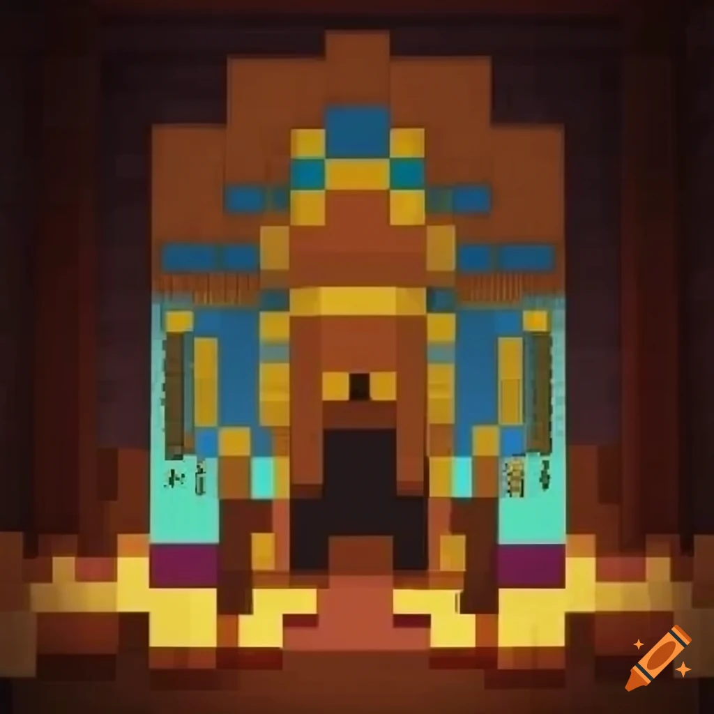 Scottish style crest with monro dread eagle for minecraft server on Craiyon