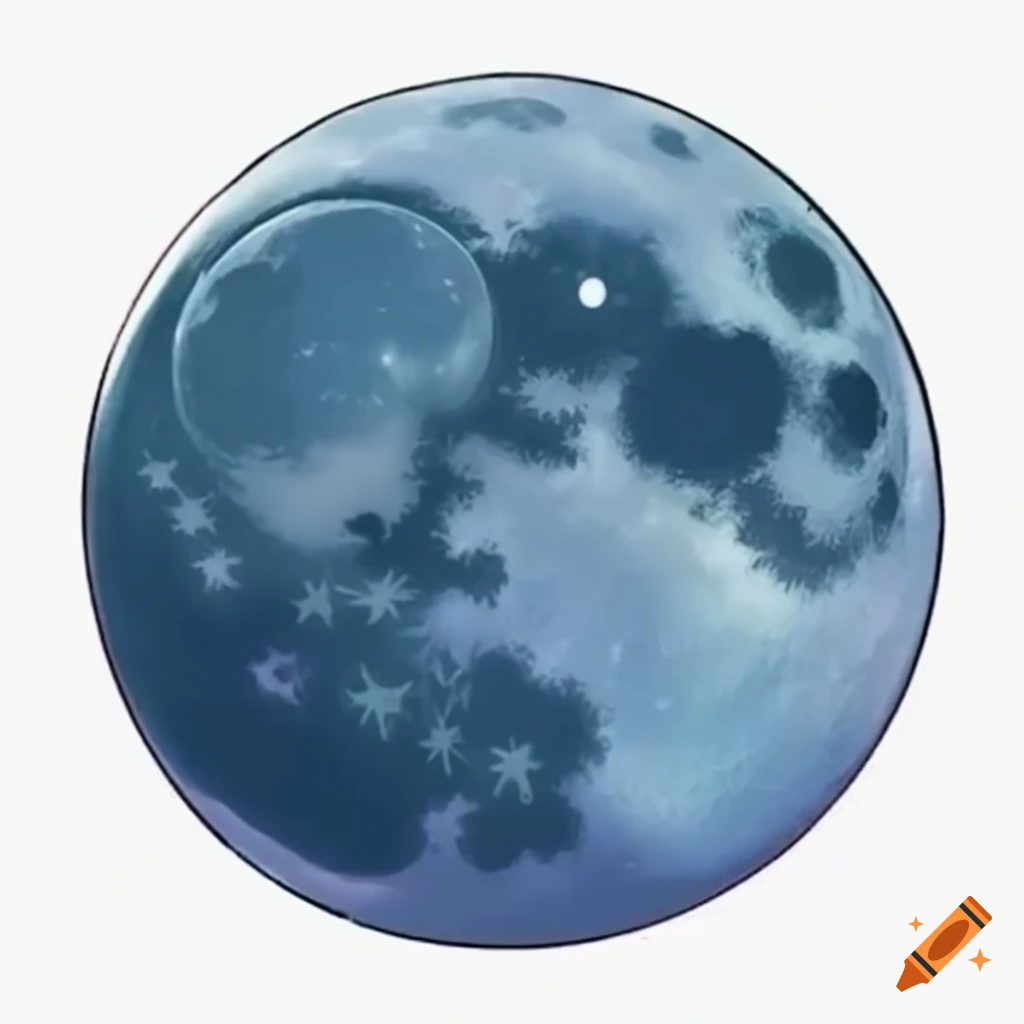 Cute luna sticker on Craiyon