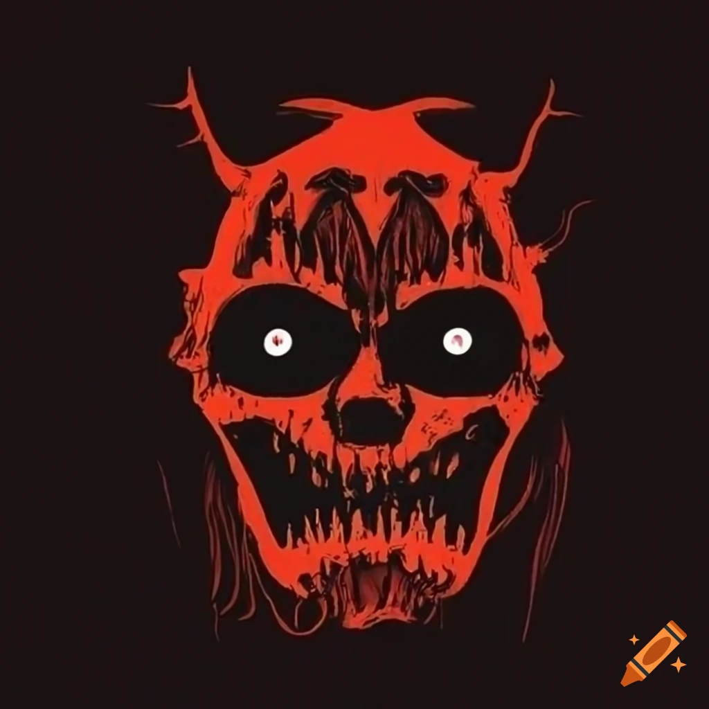 Creepy logo design on Craiyon